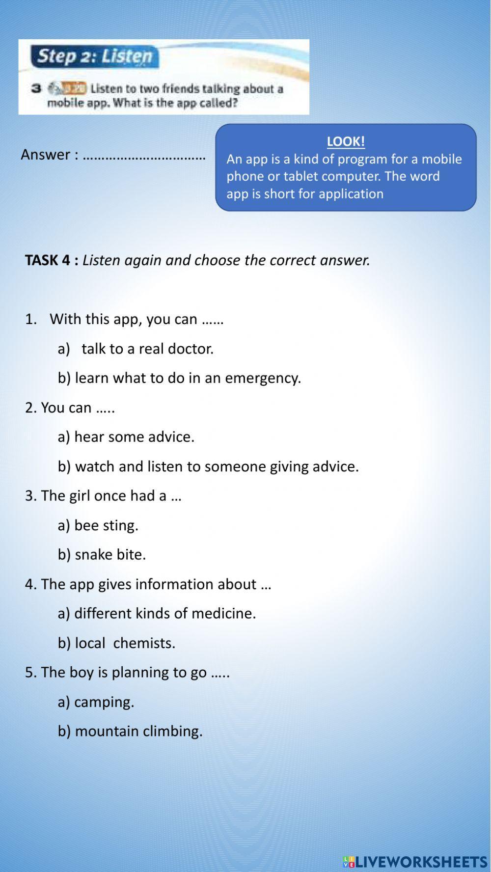 Form 2 unit 9 page 100 0807 | TyMy_21 | Live