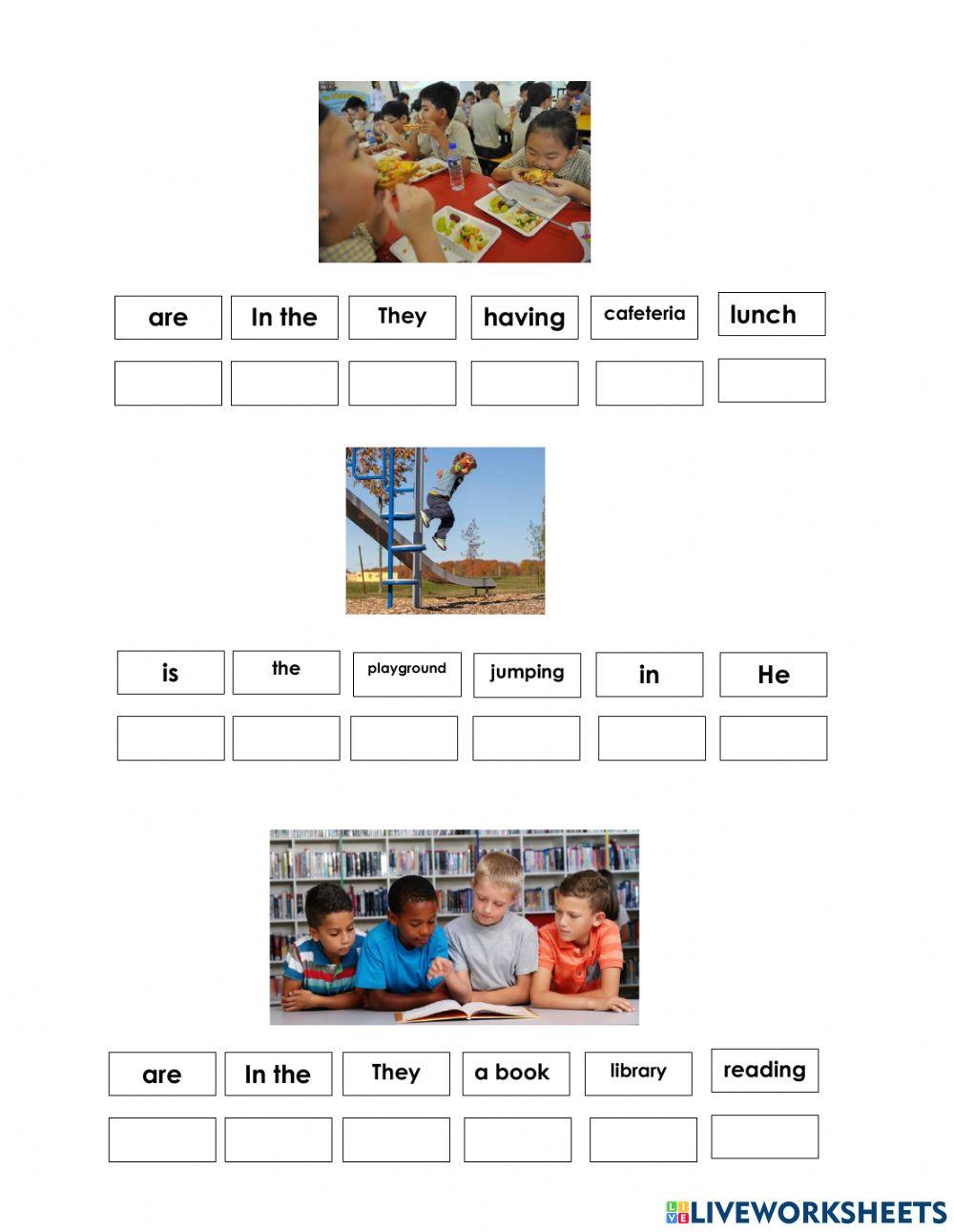 Ing verbs | Free Interactive Worksheets | 1242646