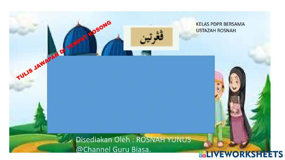 Ibadah online activity for tahun 5 | Live Worksheets