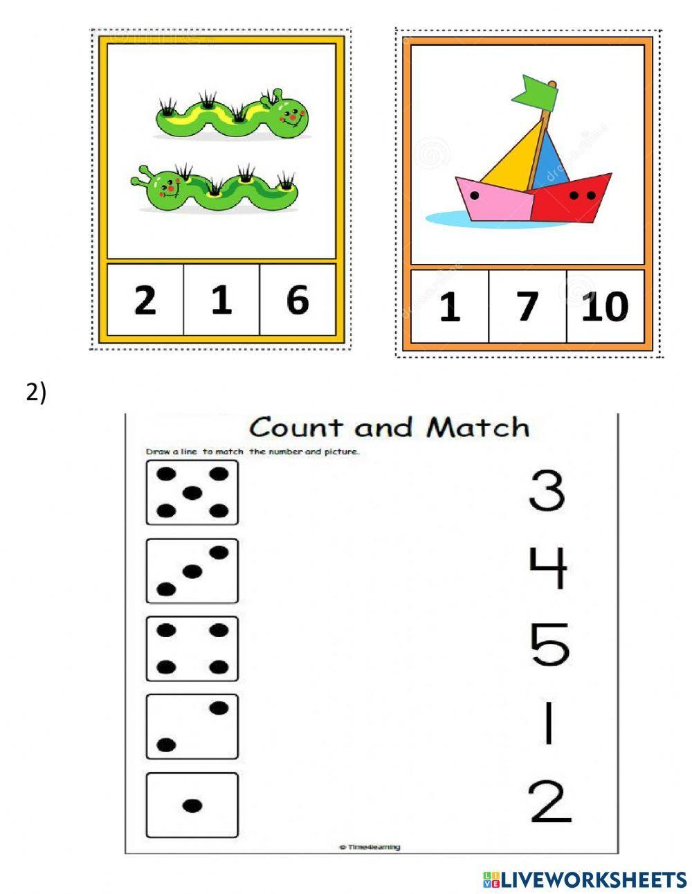 Maths assessment exercise | Live Worksheets