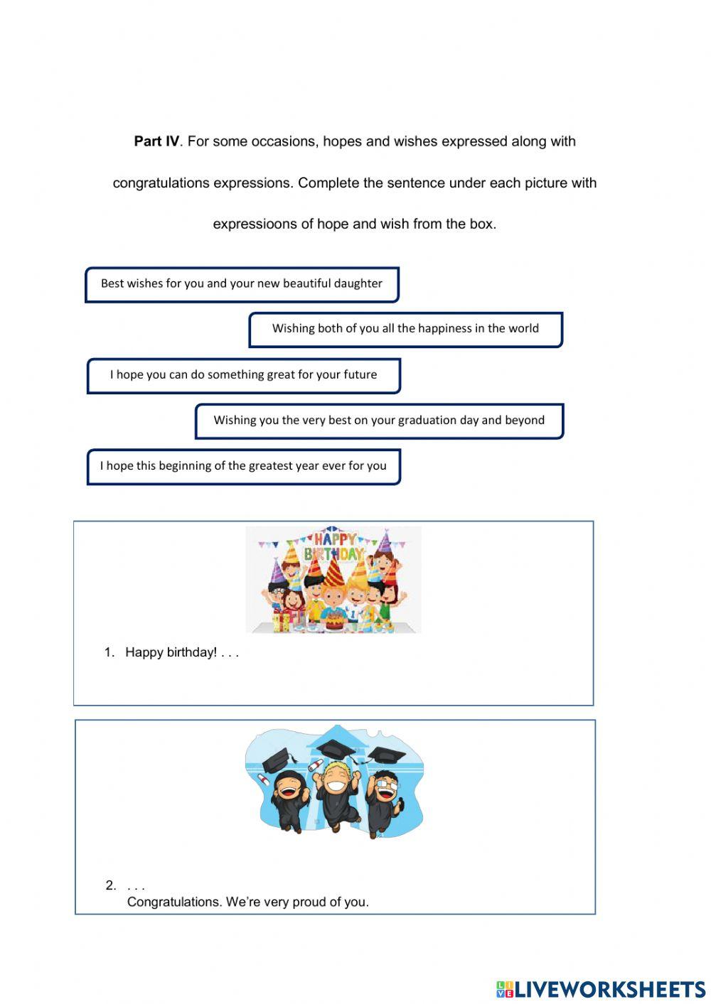 Task 1 - Unit Good luck worksheet | Live Worksheets