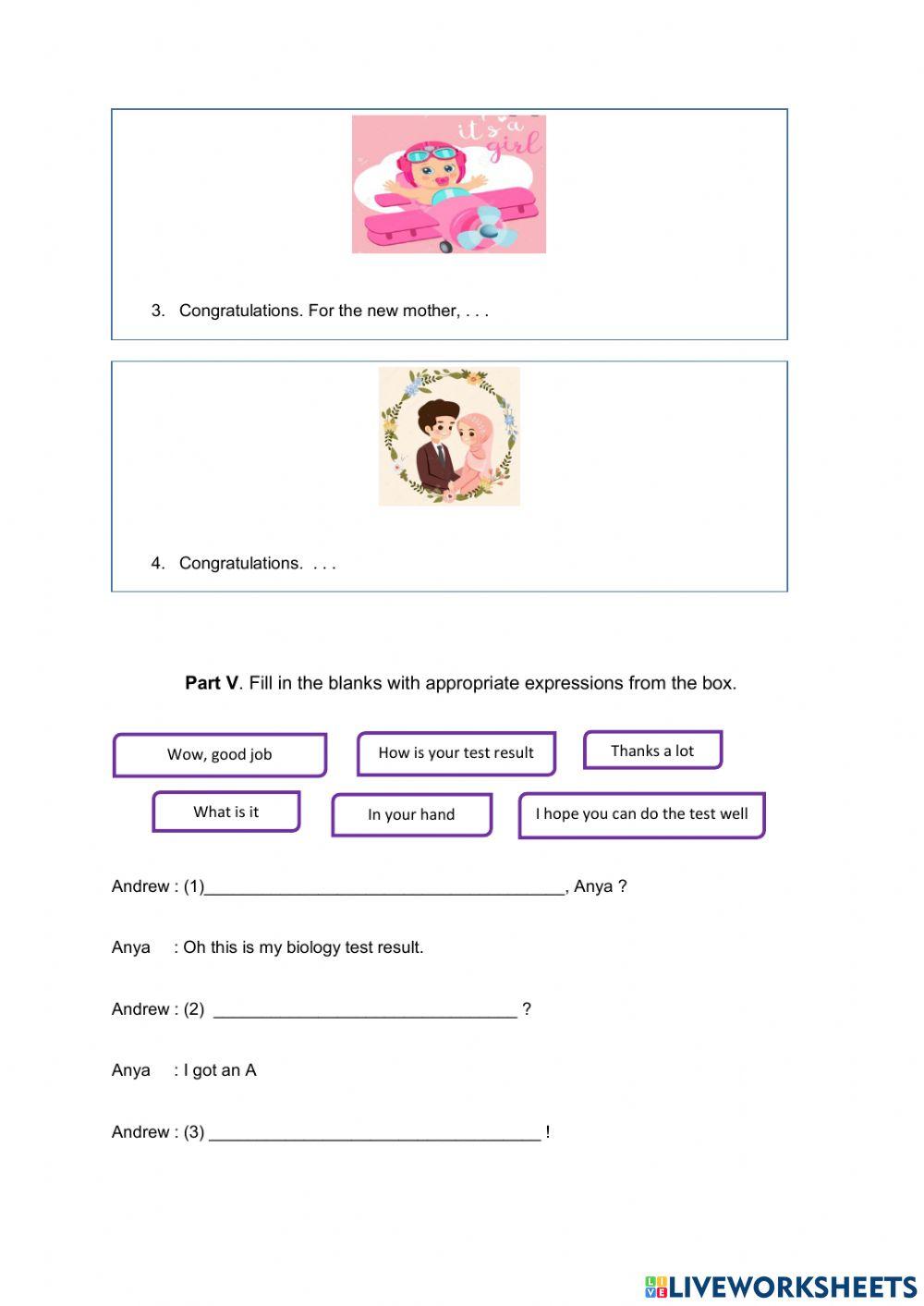 Task 1 - Unit Good luck worksheet | Live Worksheets