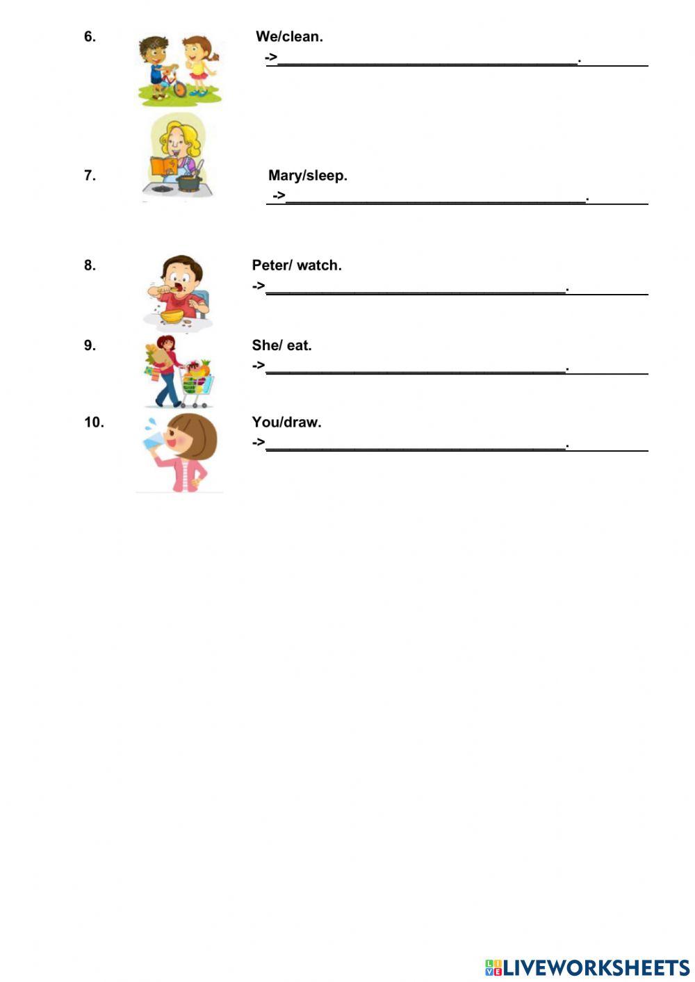 1243933 | Present Continuous Tense: Negative | Malia21