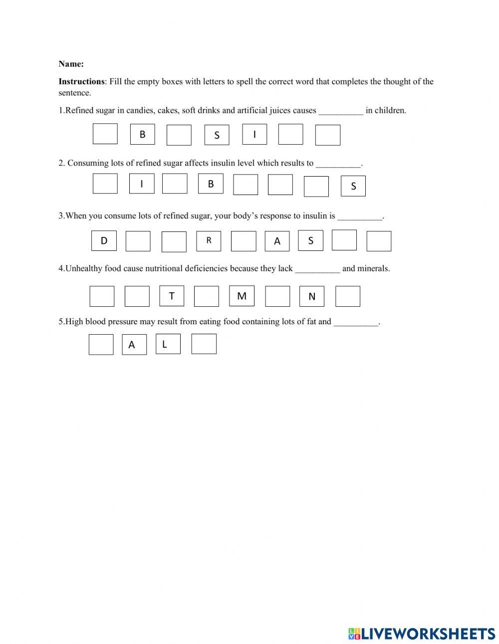 1244115 | Health 1- Activity 1 | angelicadeocampo88
