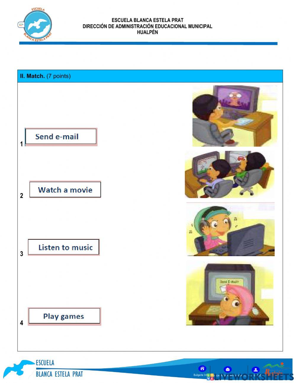 Assessment interactive worksheet for first grade | Live Worksheets