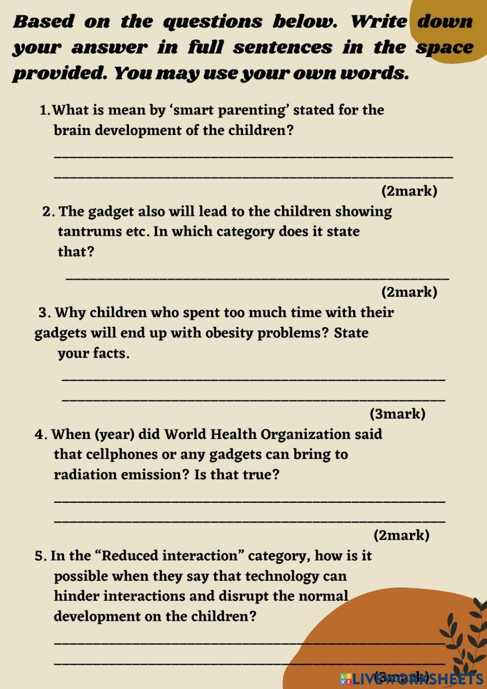 Question on reading materials 1244566 | NorFatin Diana