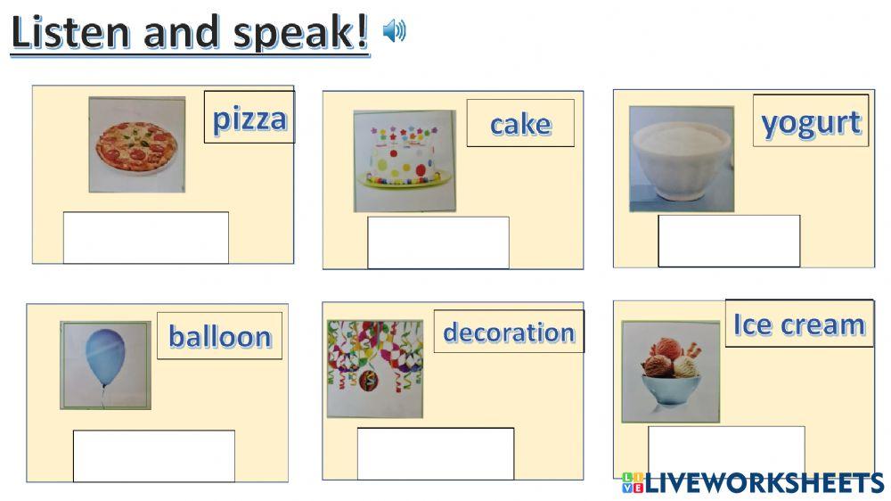 Speak | Free Interactive Worksheets | 1245125