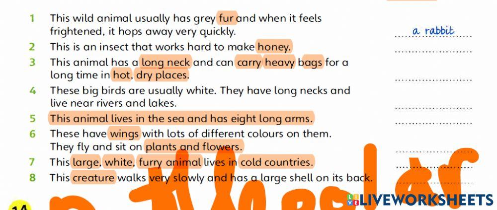 Fun Flyers ex 1 worksheet | Live Worksheets