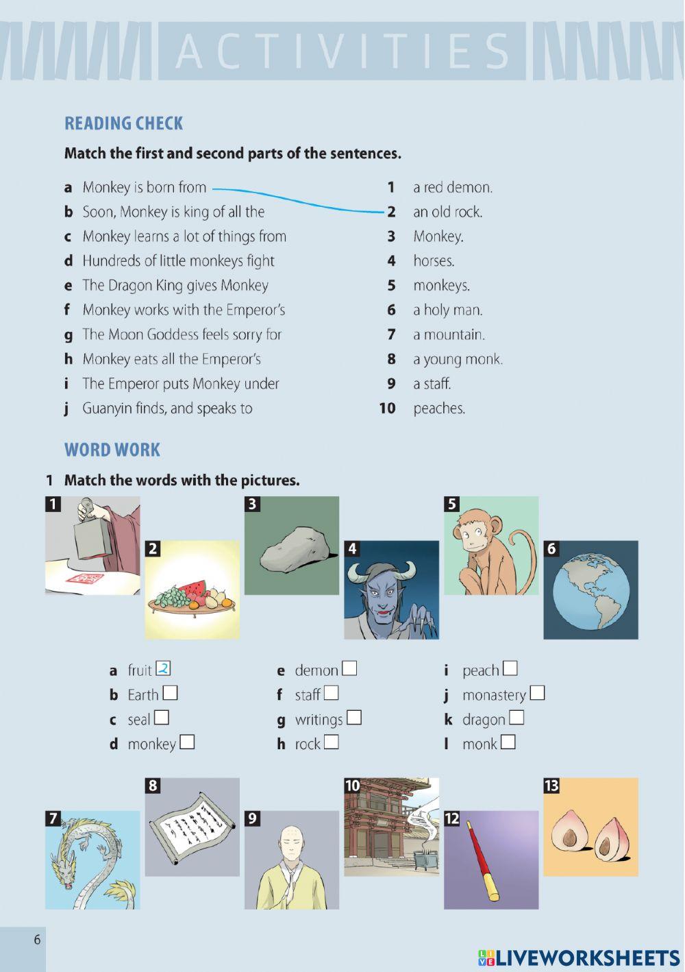 Journey to the … | Free Interactive Worksheets | 1245307