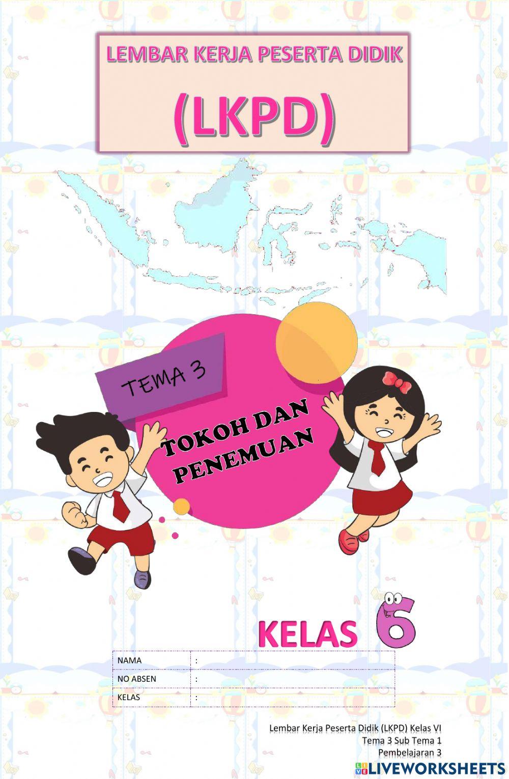 LKPD kelas VI tema 3 sub tema 1 PB 3 1246181