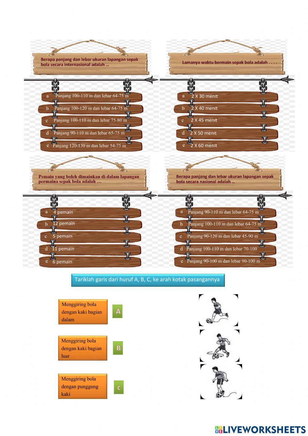 Bola besar interactive exercise | Live Worksheets
