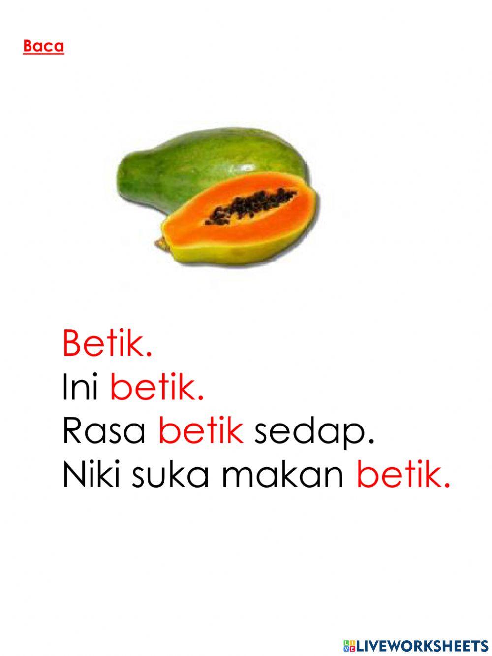 Bacaan worksheet for Tahun 3 | Live Worksheets