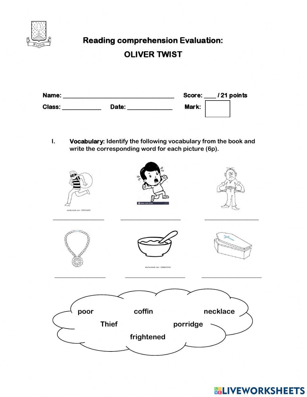 Oliver Twist Book Test 6699874 | javihernandezy | Live