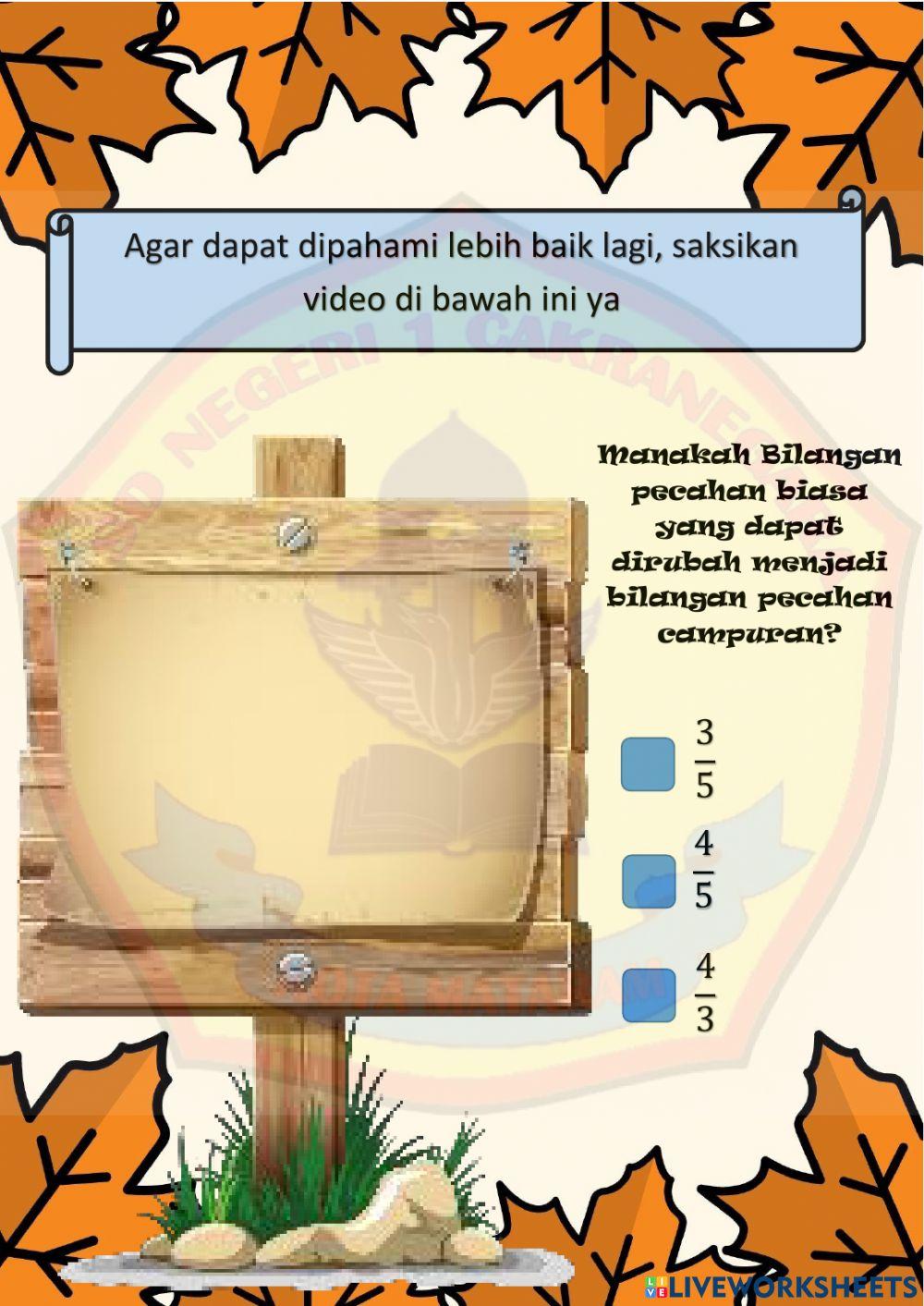 Halaman 4 worksheet | Live Worksheets