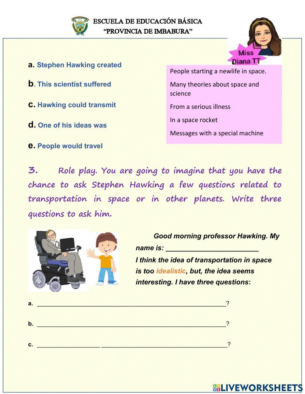 Future predictions online exercise | Live Worksheets