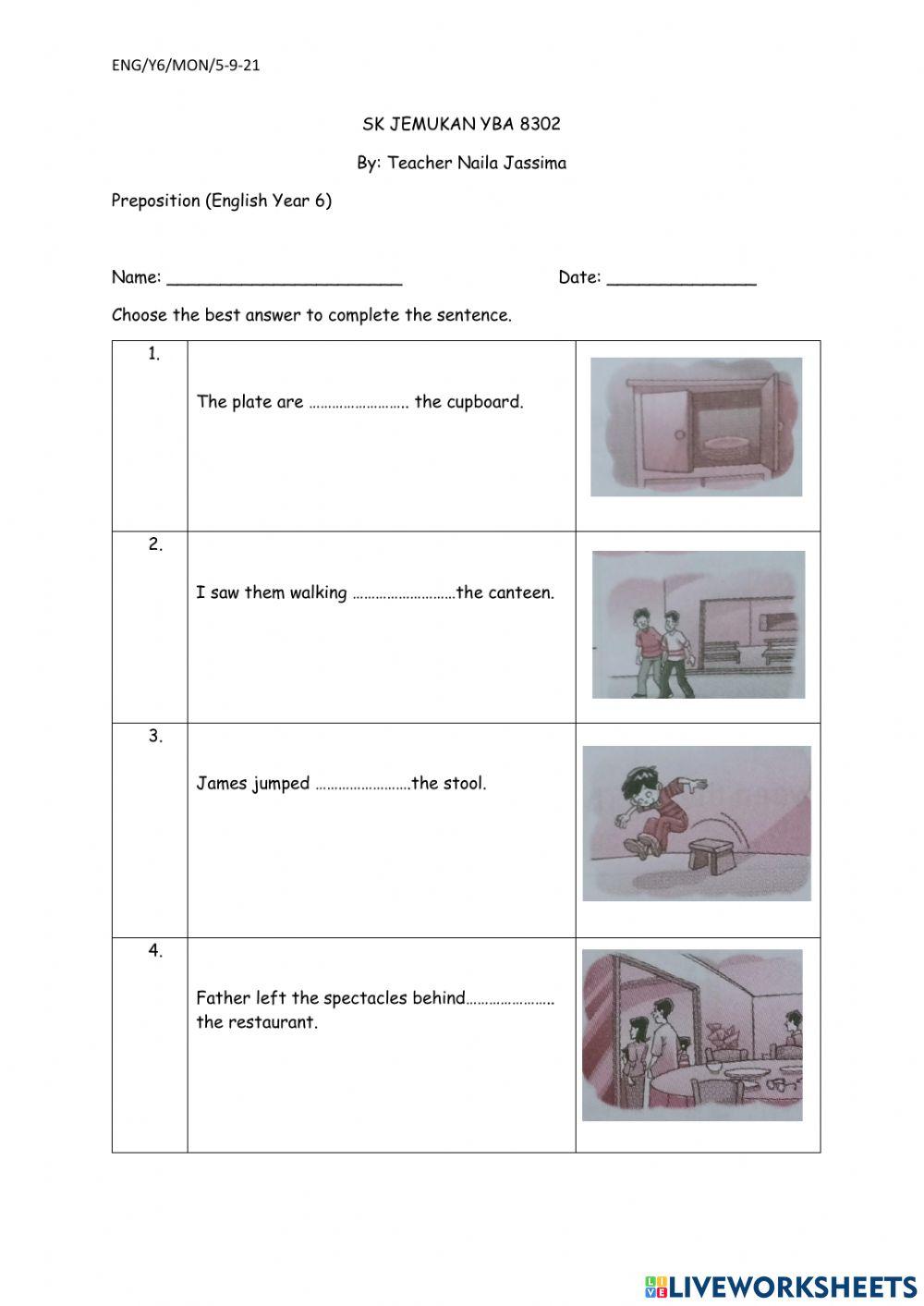 Be aware, take care activity | Live Worksheets