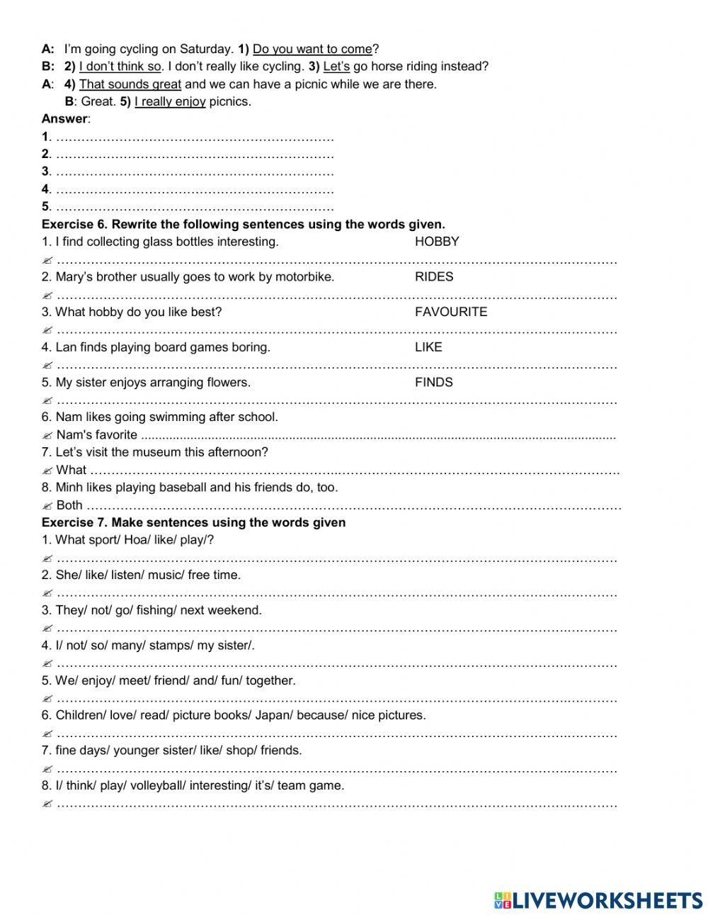 A2-ON SCREEN- U1-GRAMMAR AND WRITING online exercise for | Live Worksheets