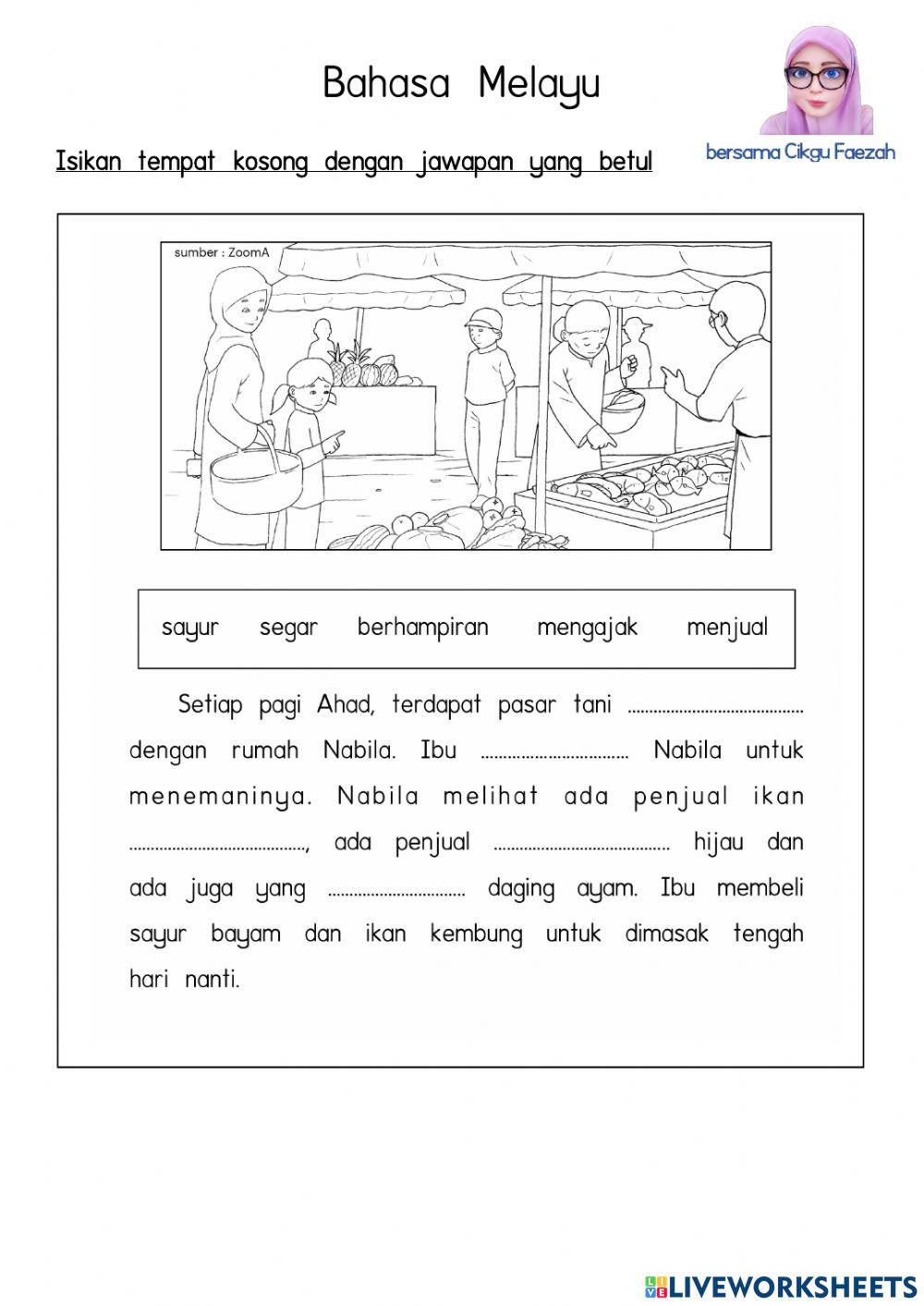 Petikan mudah | Live Worksheets