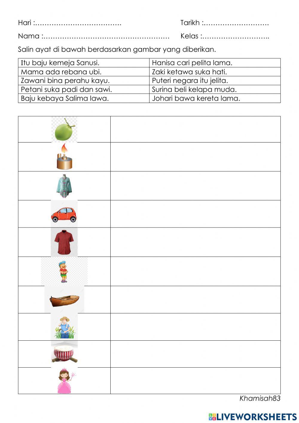 Menyalin Ayat Mudah 1337634 | Khamisah Aminuddin | Live