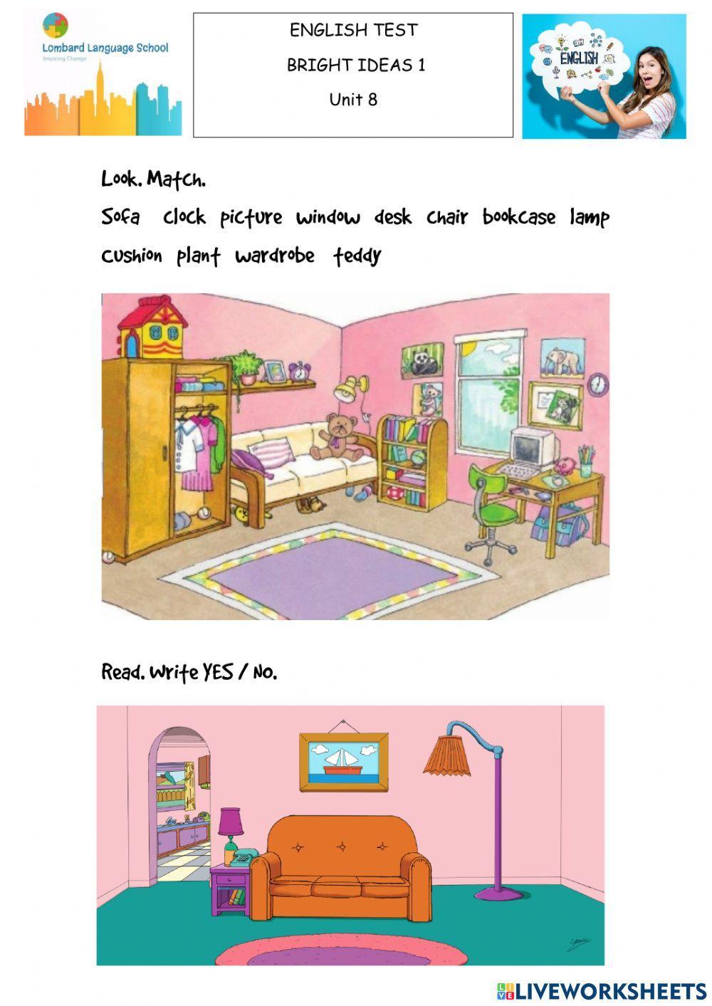 Bright Ideas 1 … | Free Interactive Worksheets | 1339702