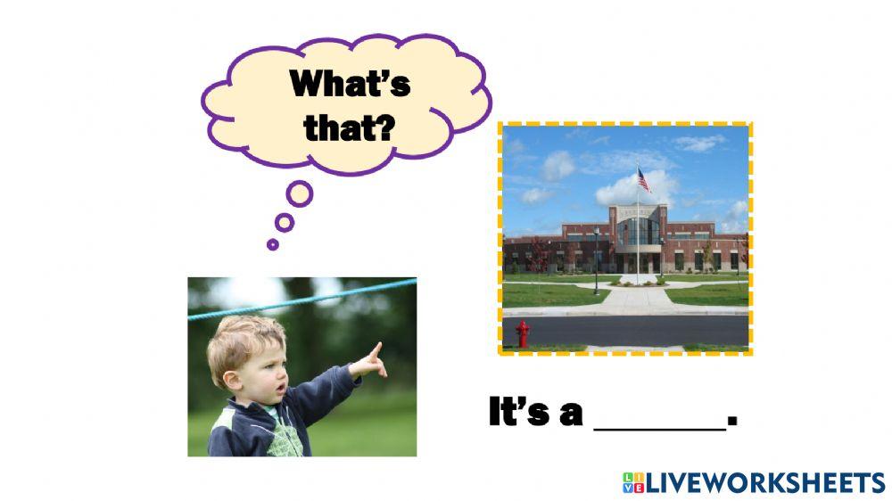 What' that? worksheet | Live Worksheets