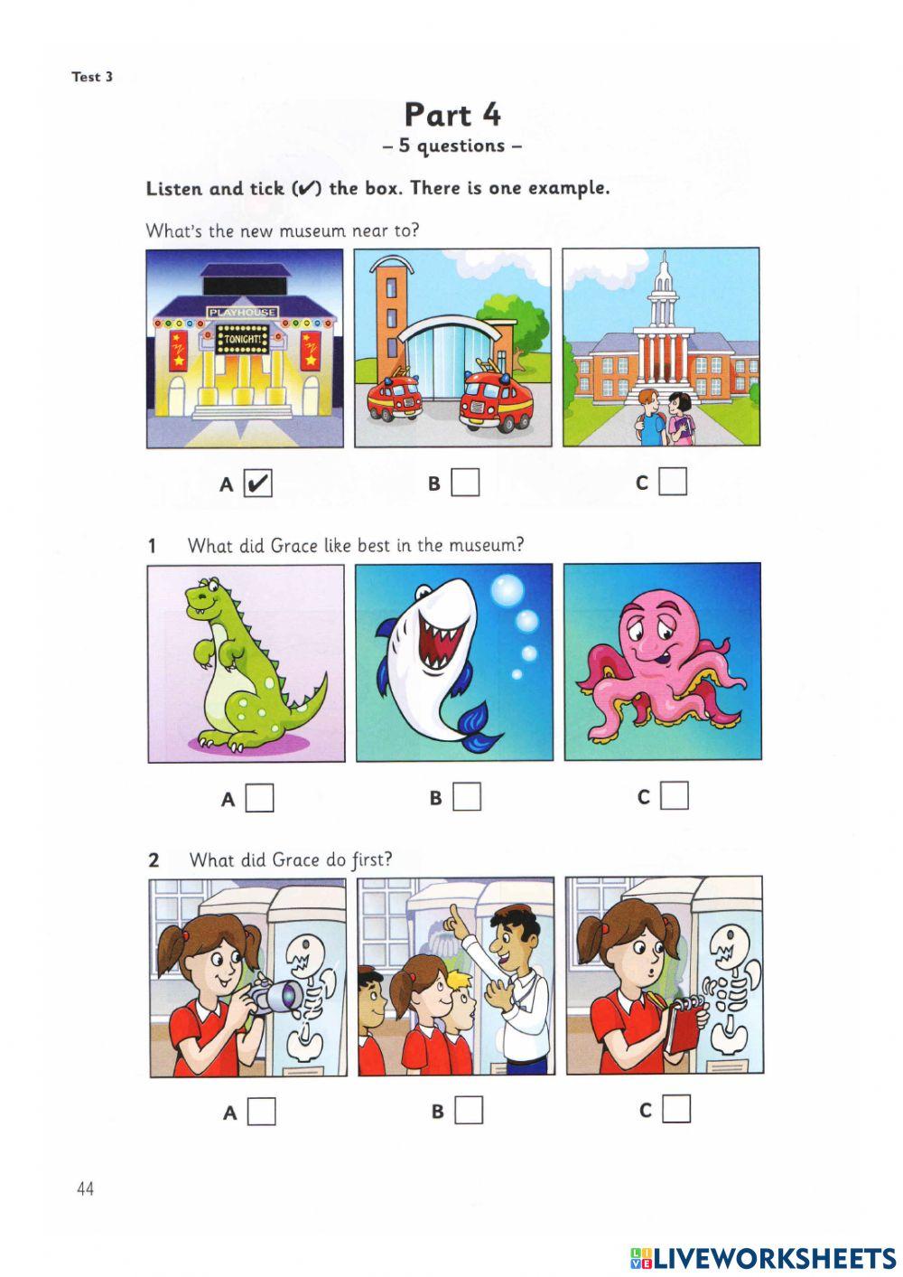 Flyers-Listening | Free Interactive Worksheets | 5147783