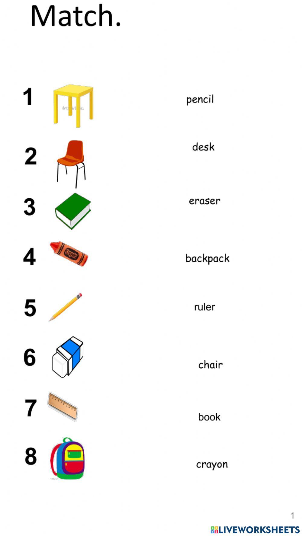 Big English 1 | Free Interactive Worksheets | 1377328