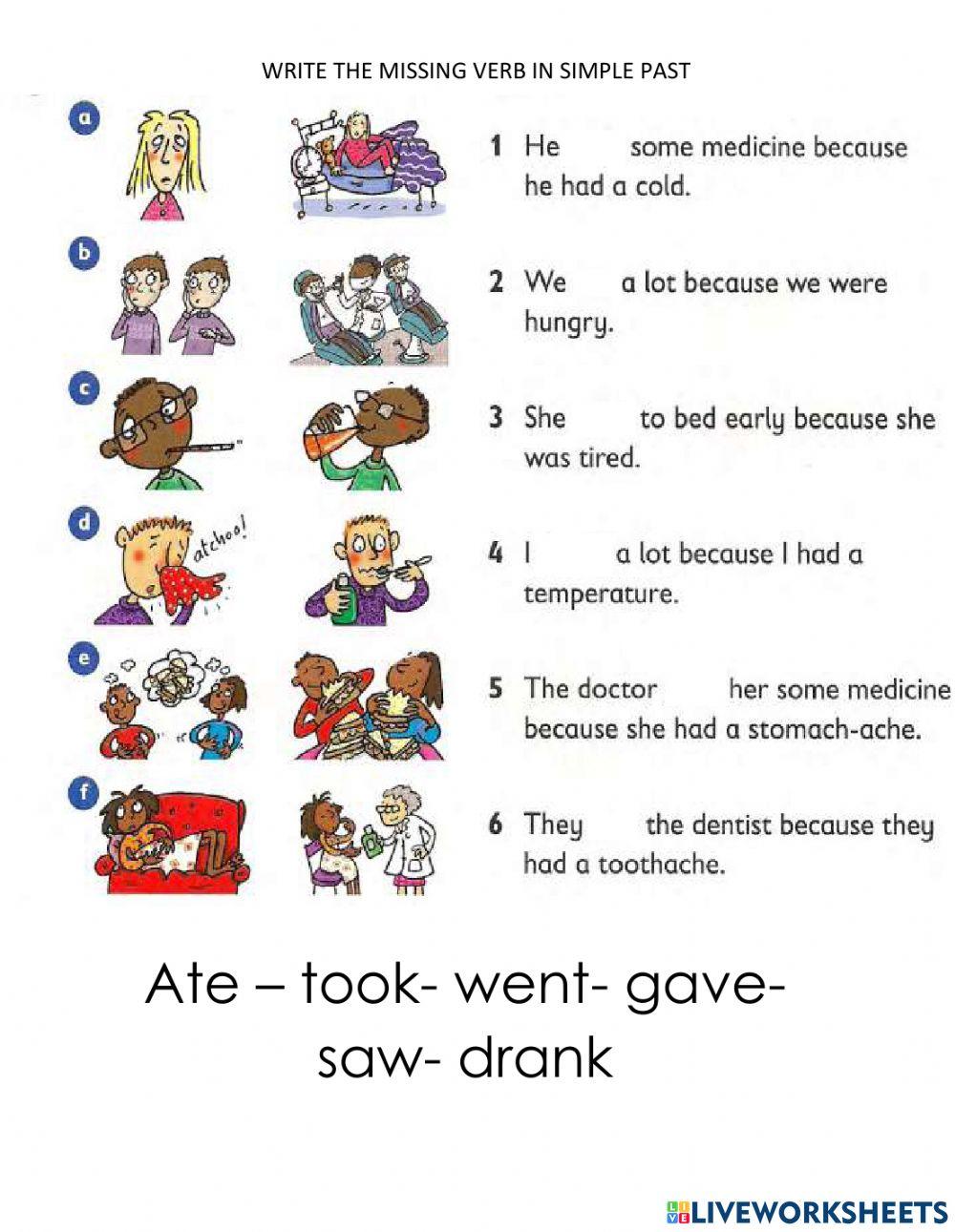 5160345 | verbs in past simple kids box 4 | Jacqueline