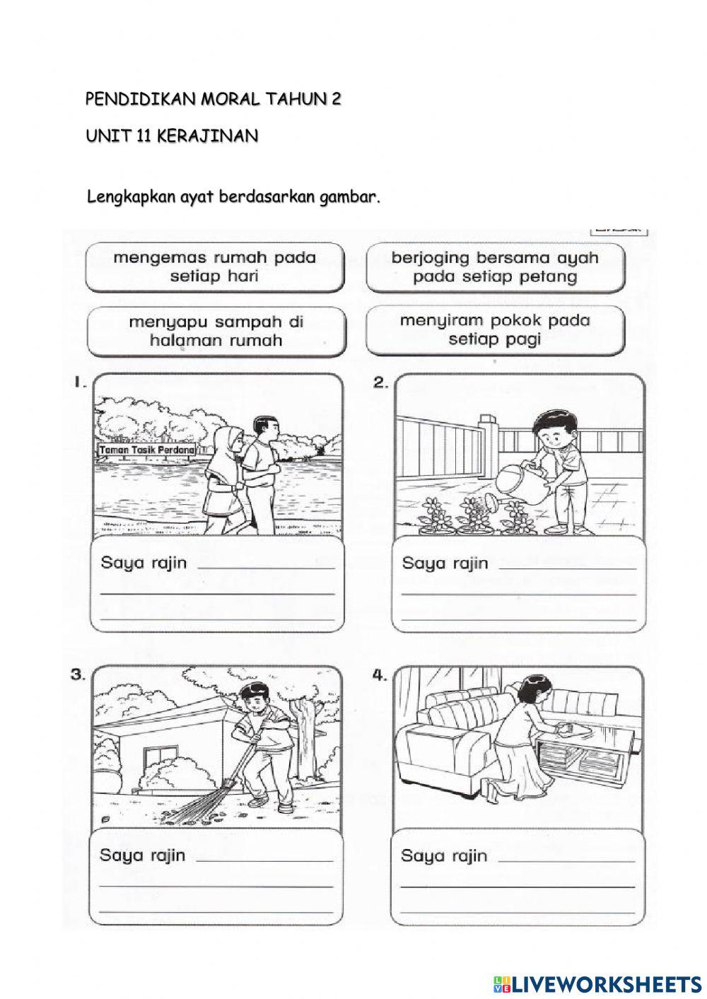 Moral Tahun 2 Unit 11 Kerajinan 1377730 | Norwahida Binti