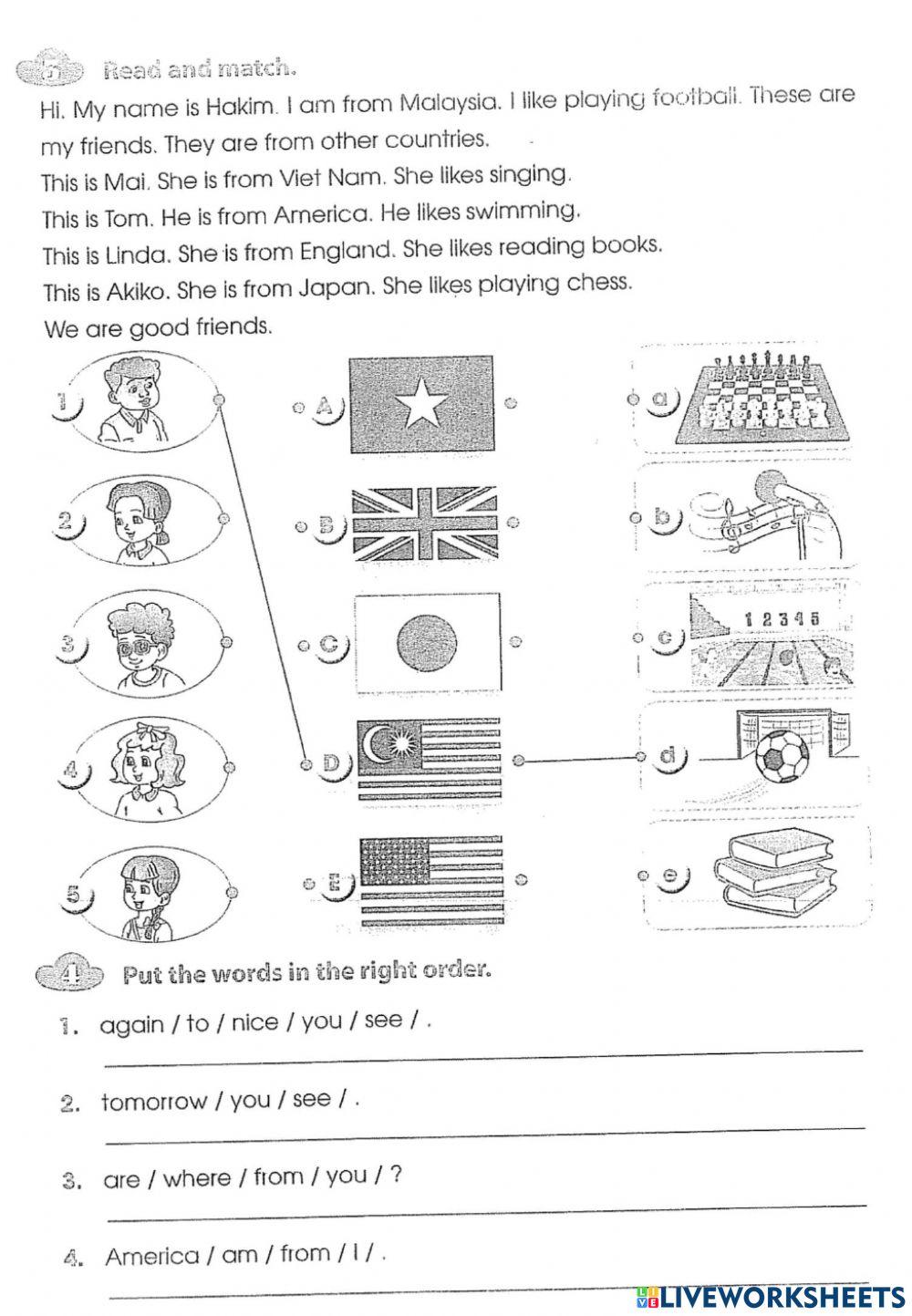 English 4 - Week 2 worksheet | Live Worksheets