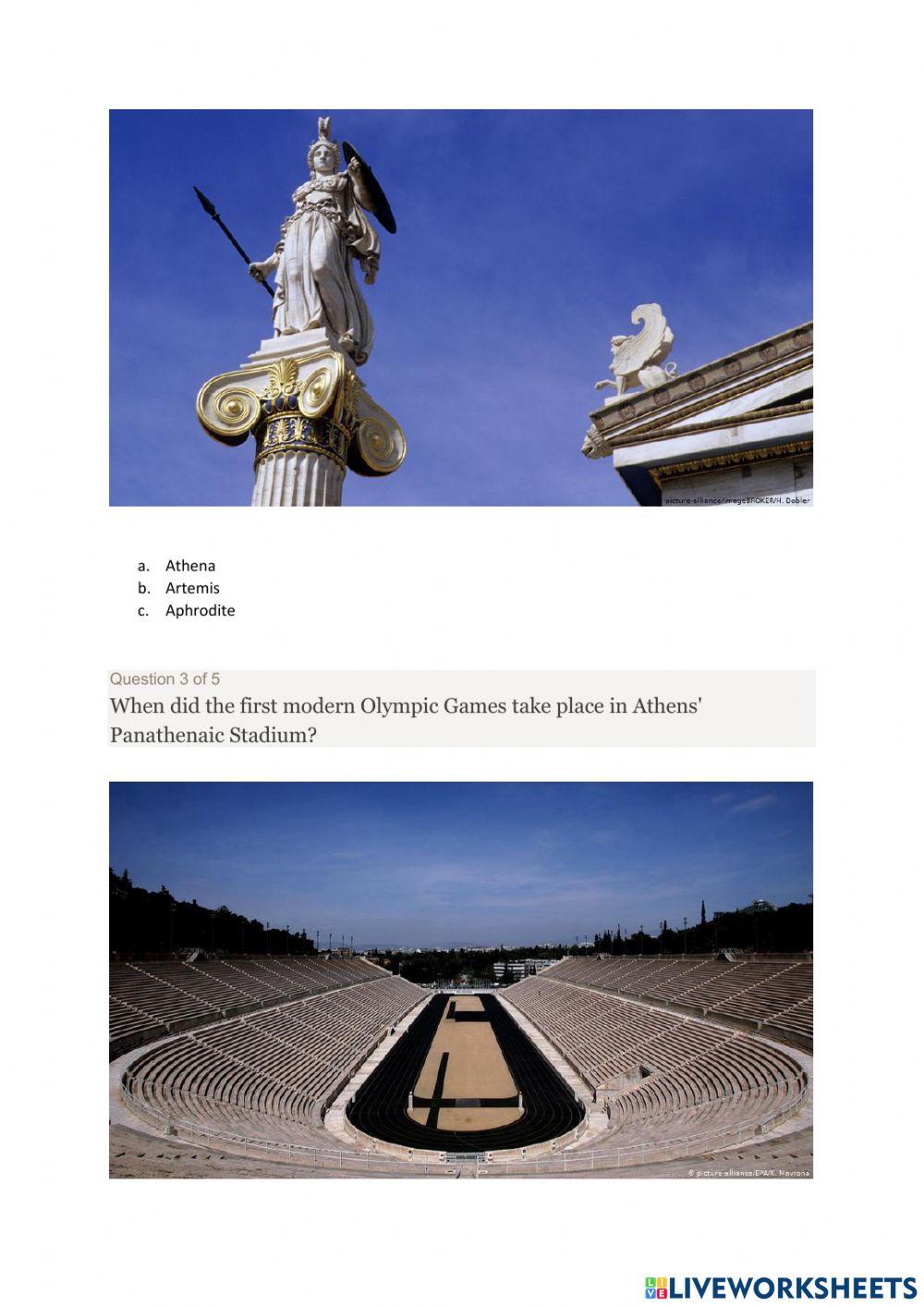 Greece worksheet | Live Worksheets