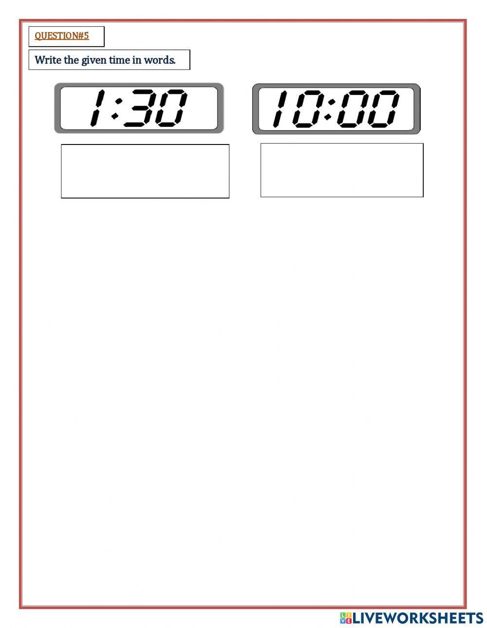 worksheet no2. | rukhsana1 | Live Worksheets