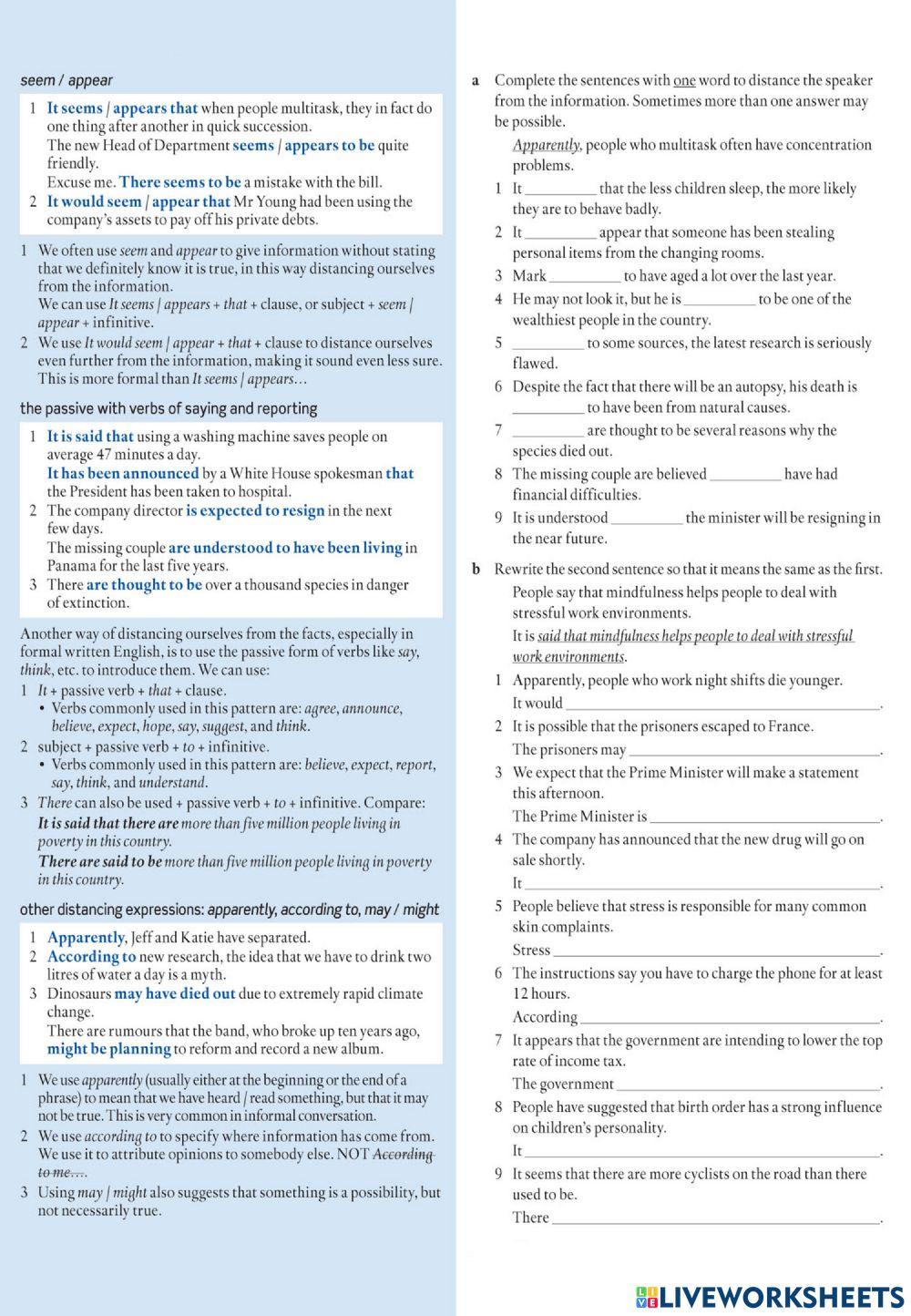 Grammar 5a dist… | Free Interactive Worksheets | 6710766
