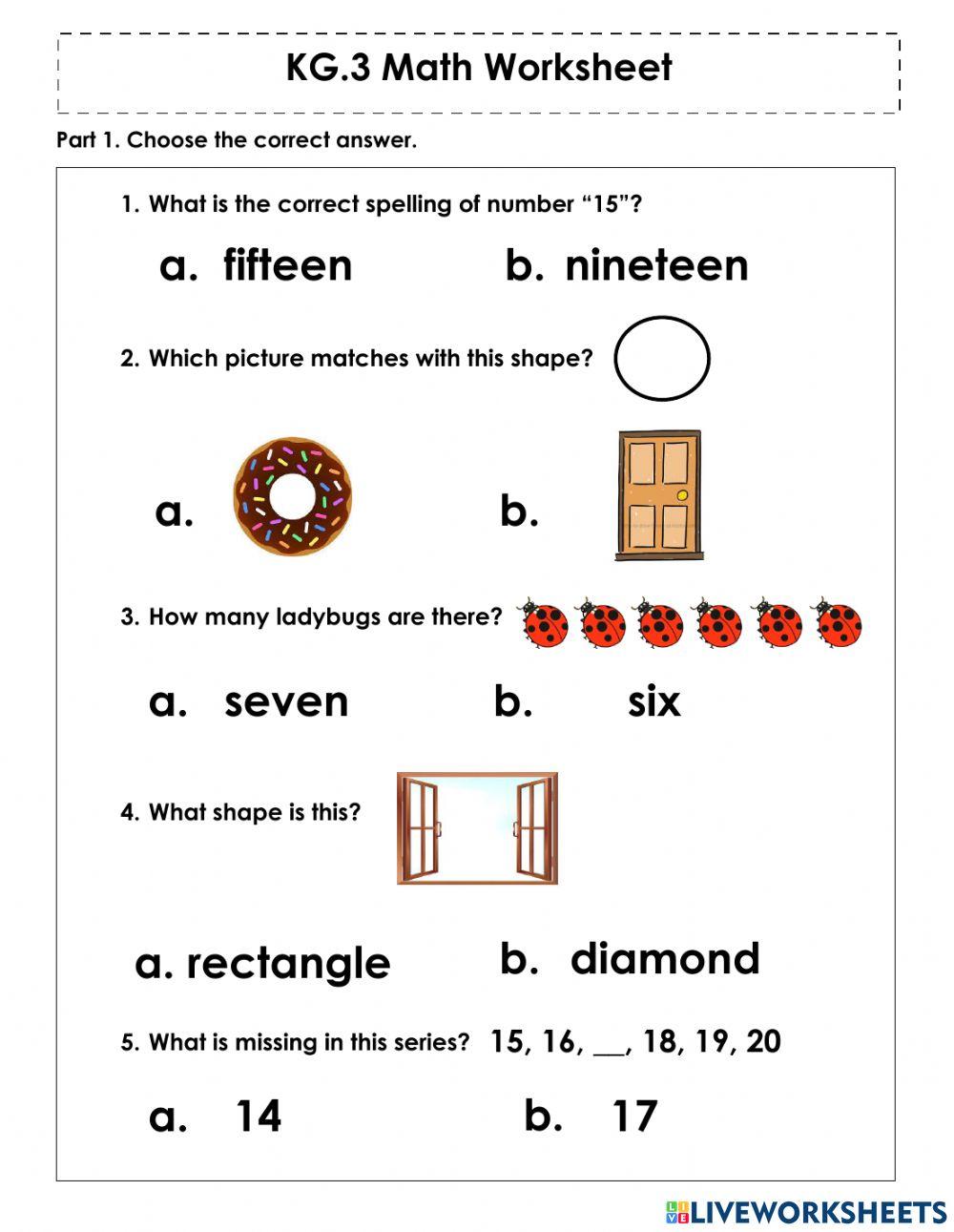 KG3 Math Worksheet Interactive Worksheet Live Worksheets kg3-math-worksheet-interactive-worksheet-live-worksheets