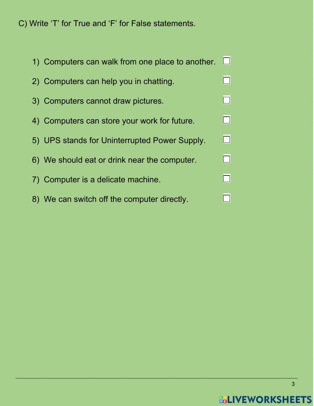 FA2-Revision | Free Interactive Worksheets | 1382178