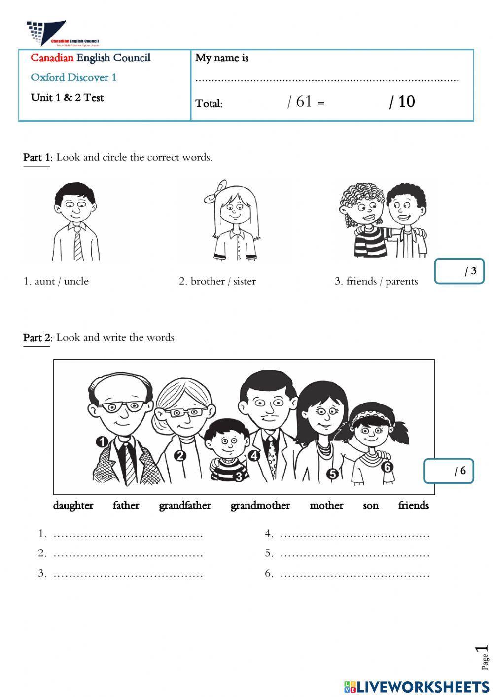 Oxford Discover… | Free Interactive Worksheets | 3453942