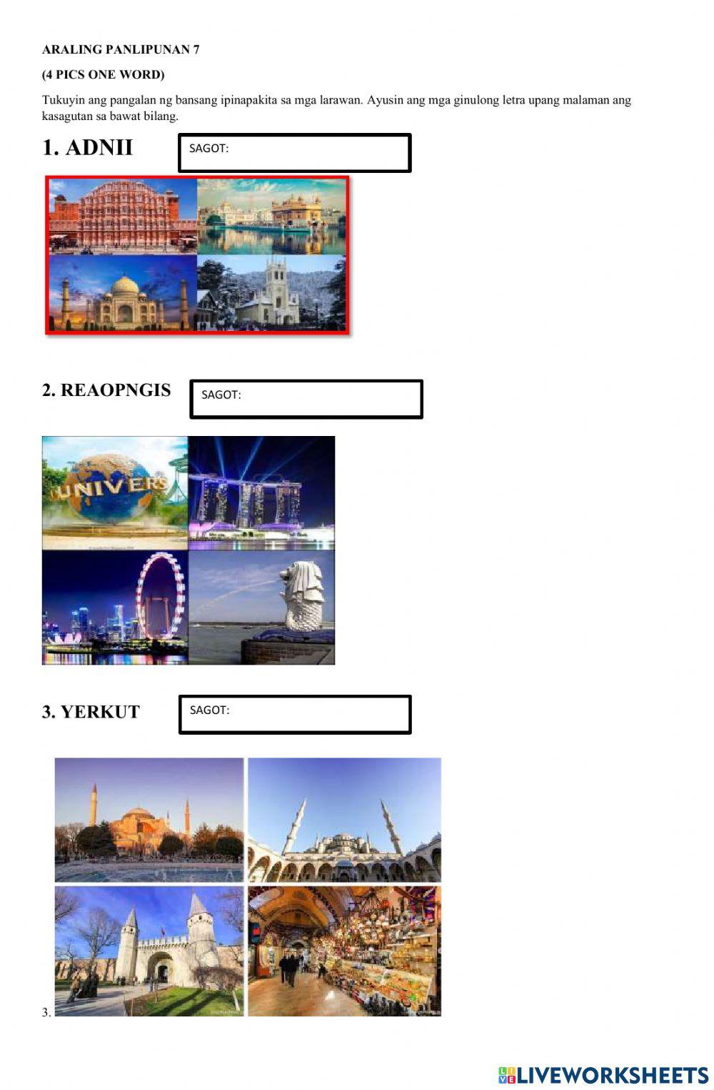 4 PICS ONE WORD ' 3896487 | cnfgardoce | Live Worksheets