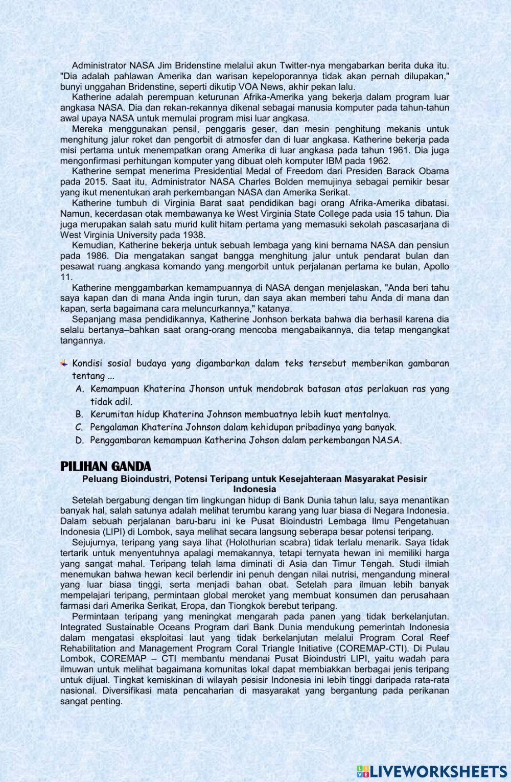 Glad akm worksheet | Live Worksheets