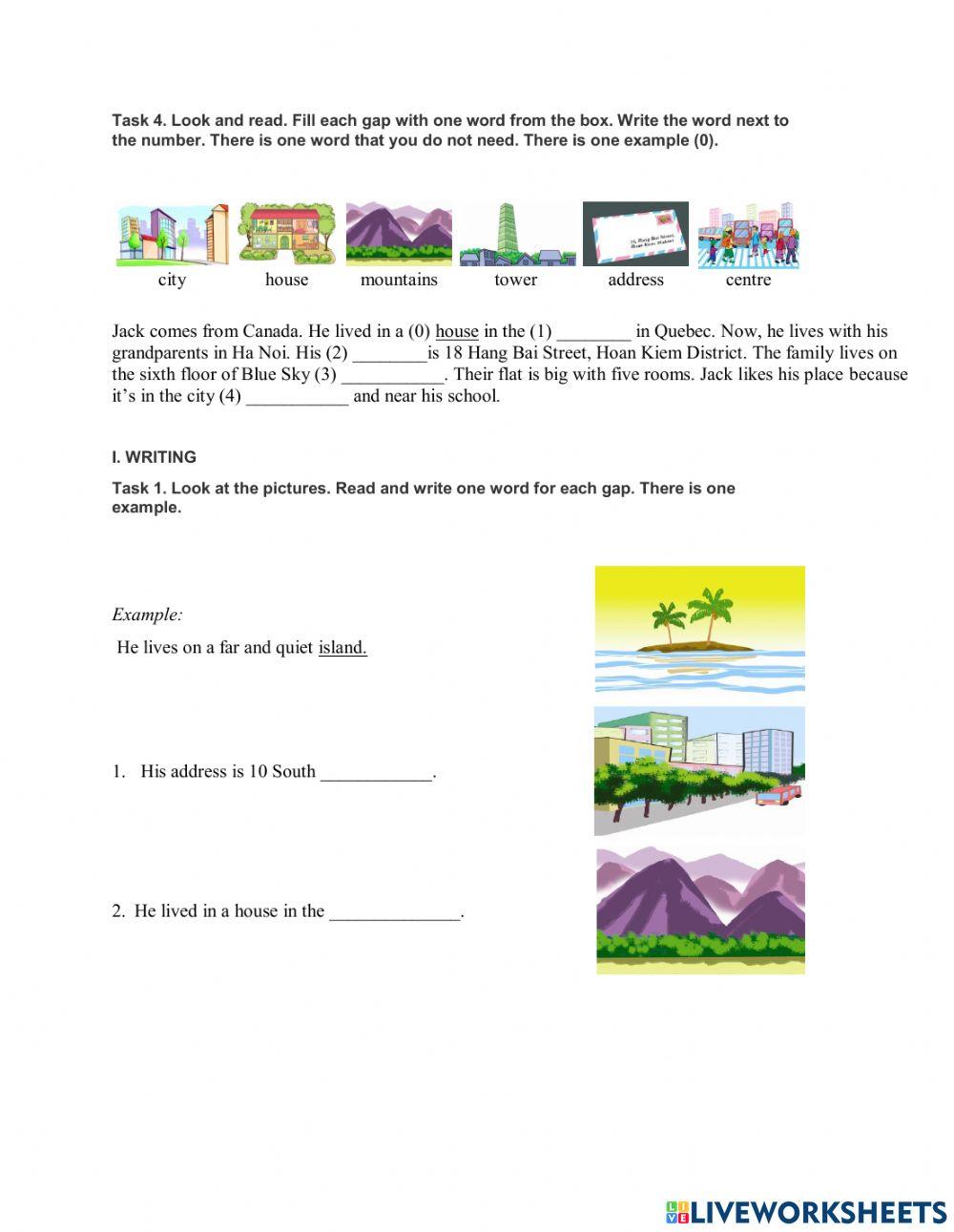 Unit 1 English 5 worksheet | Live Worksheets