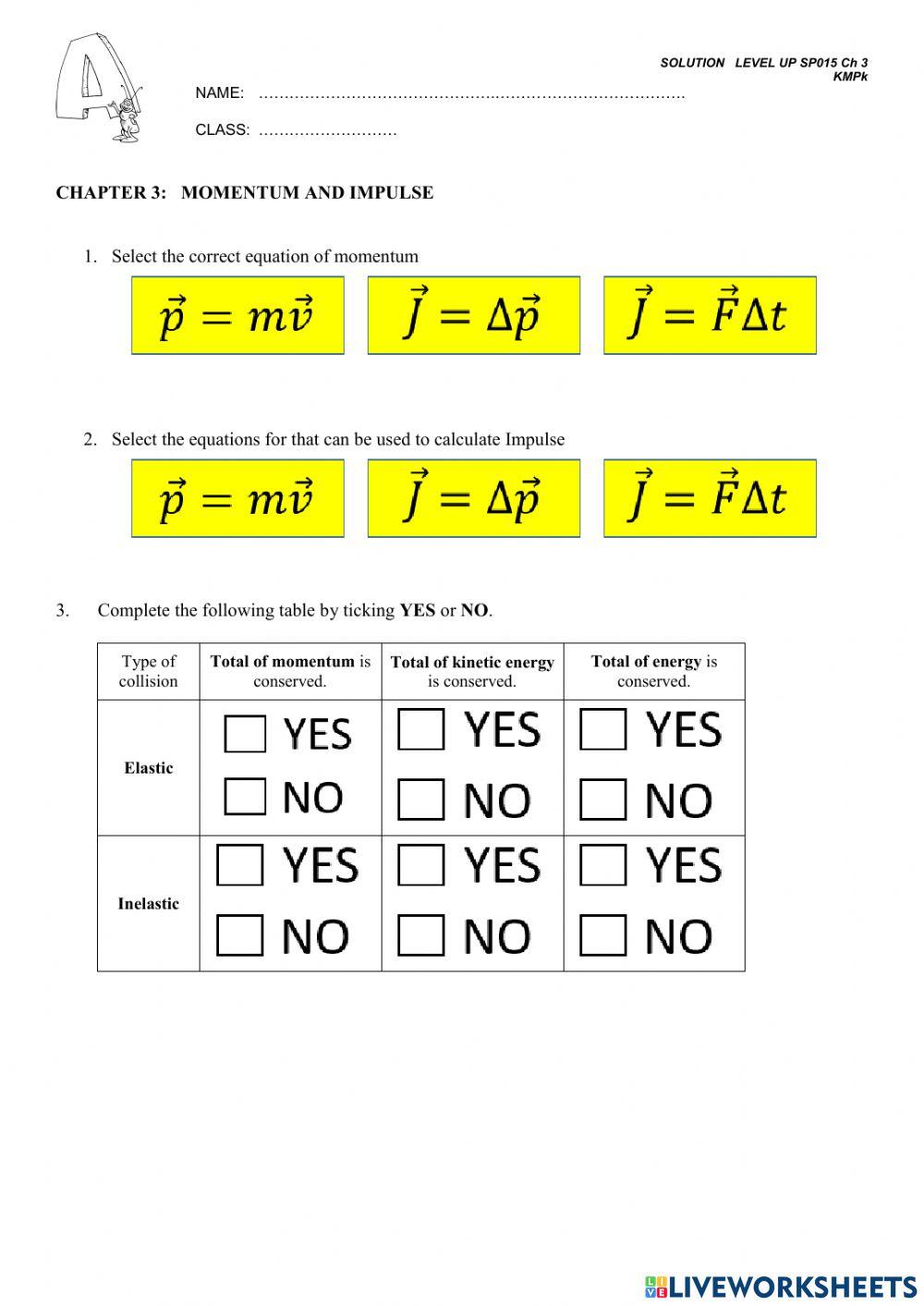 LevelUp Chapter 3 worksheet | Live Worksheets