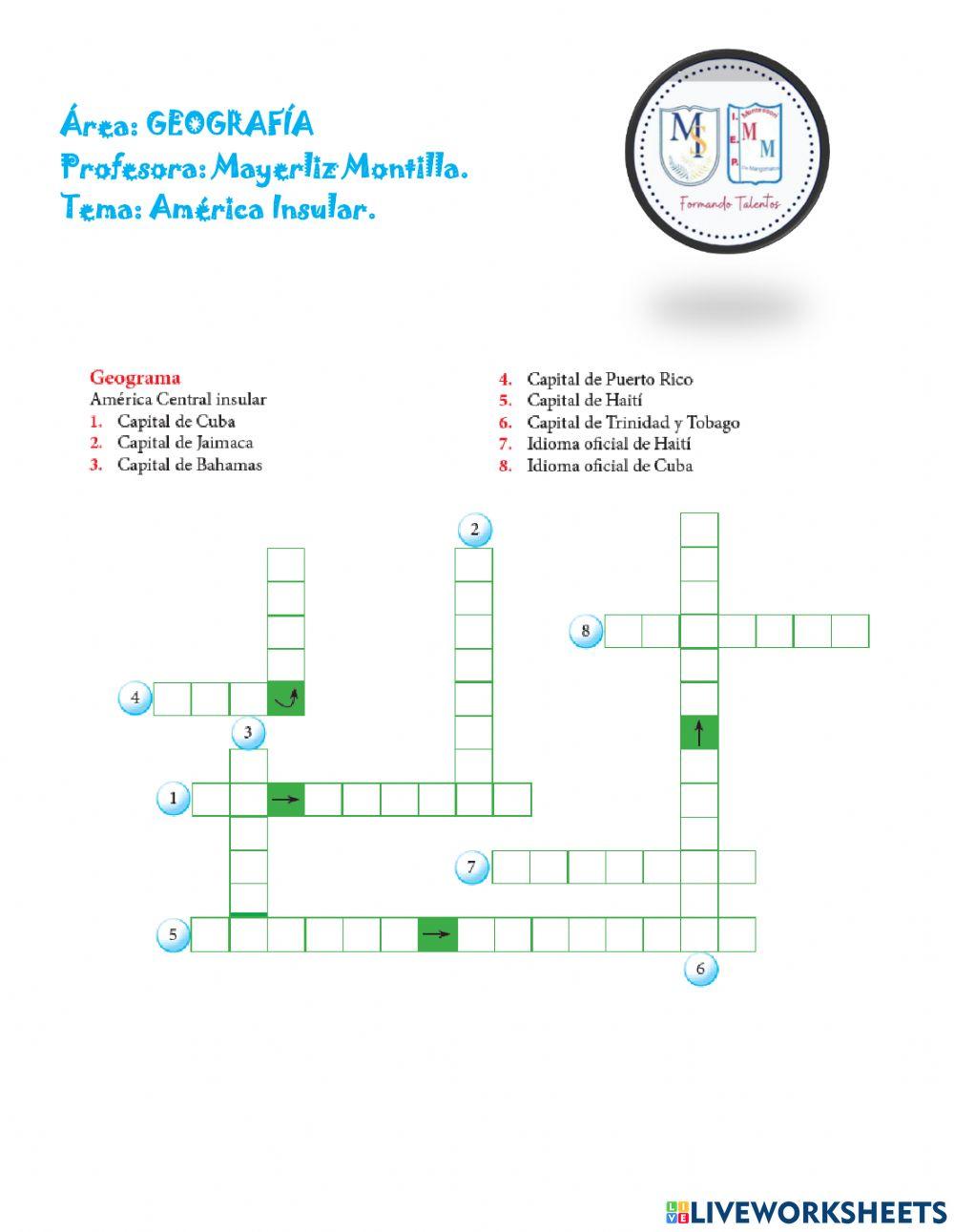 Geograma worksheet | Live Worksheets