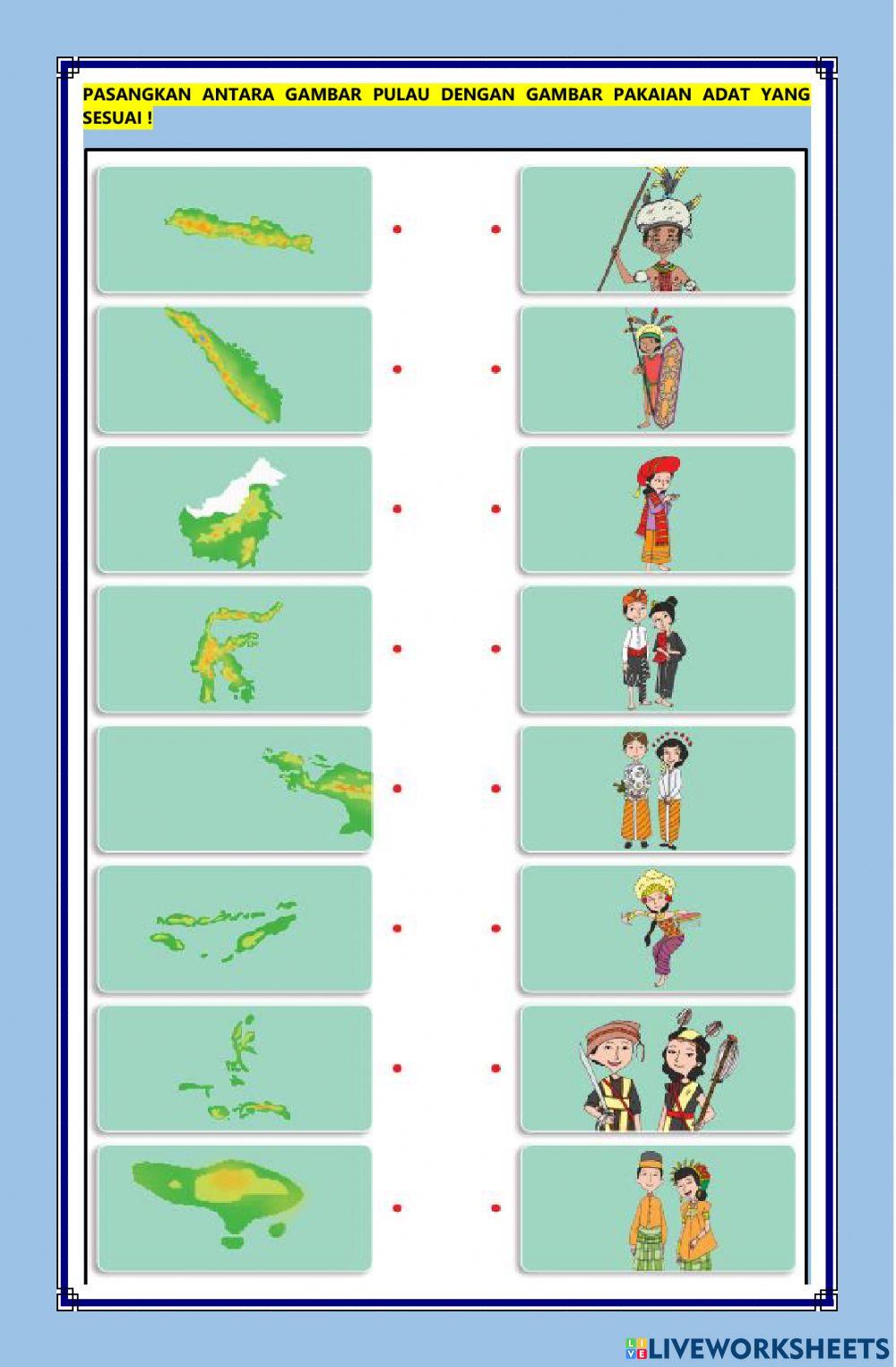 Ragam budaya worksheet | Live Worksheets