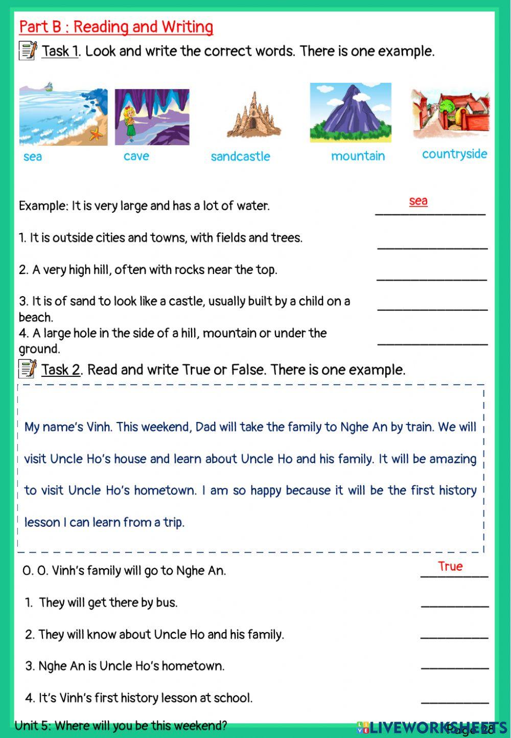 Grade 5-Unit 5 | MsJunia | Live Worksheets