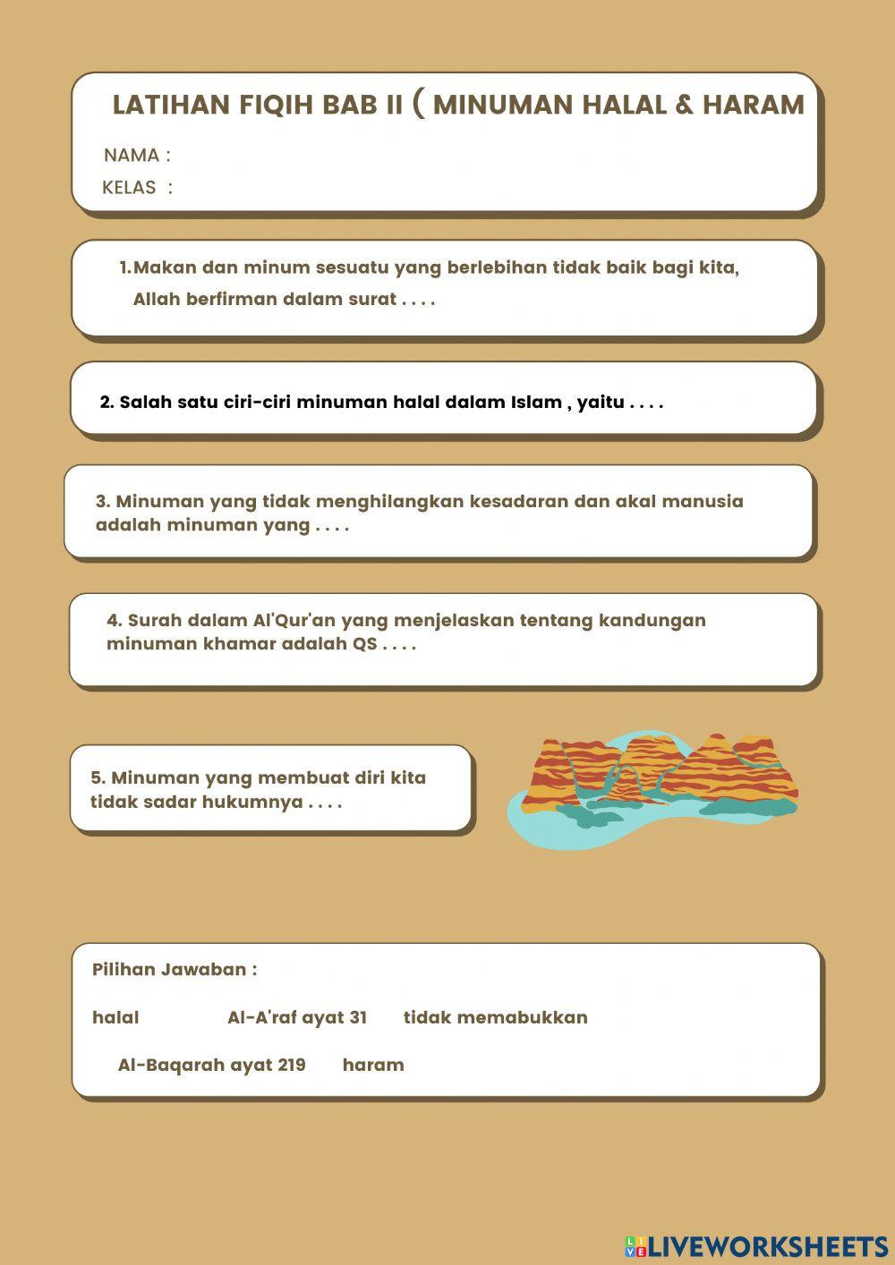 1387249 | Latihan Fiqih BAB II | Riska Armaya