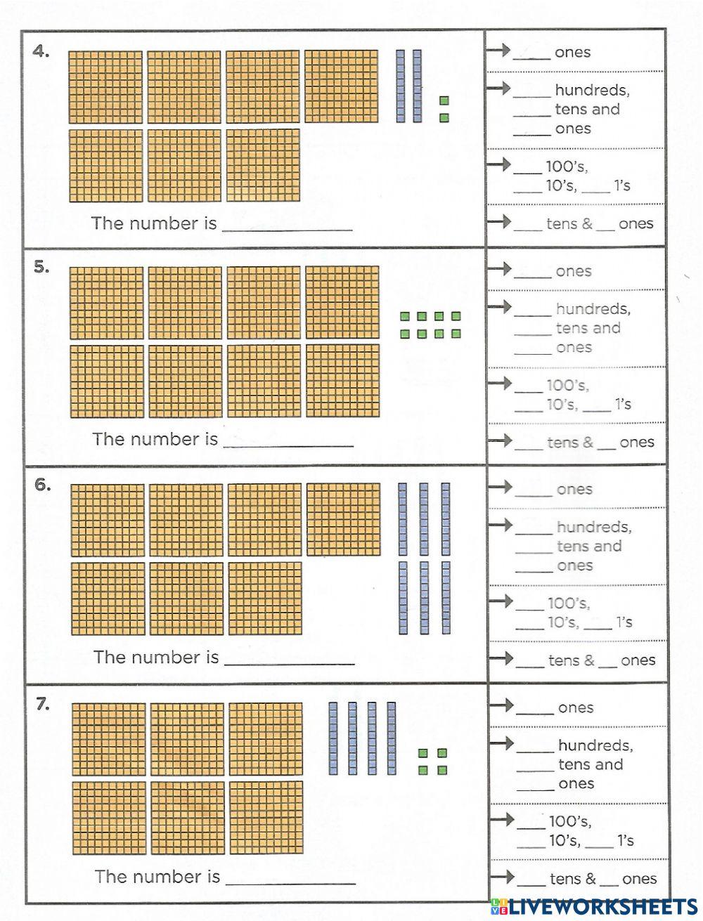 DESCRIBING NUMBERS IN DIFFERENT WAYS 3383463 | Wendell