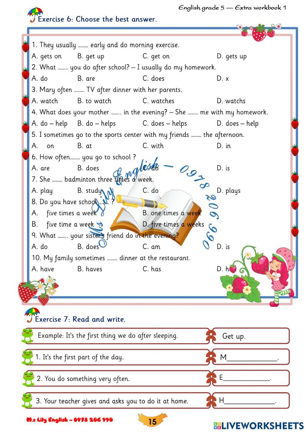MsLily.G5- Unit 2 1388920 | lily9092 | LiveWorksheets