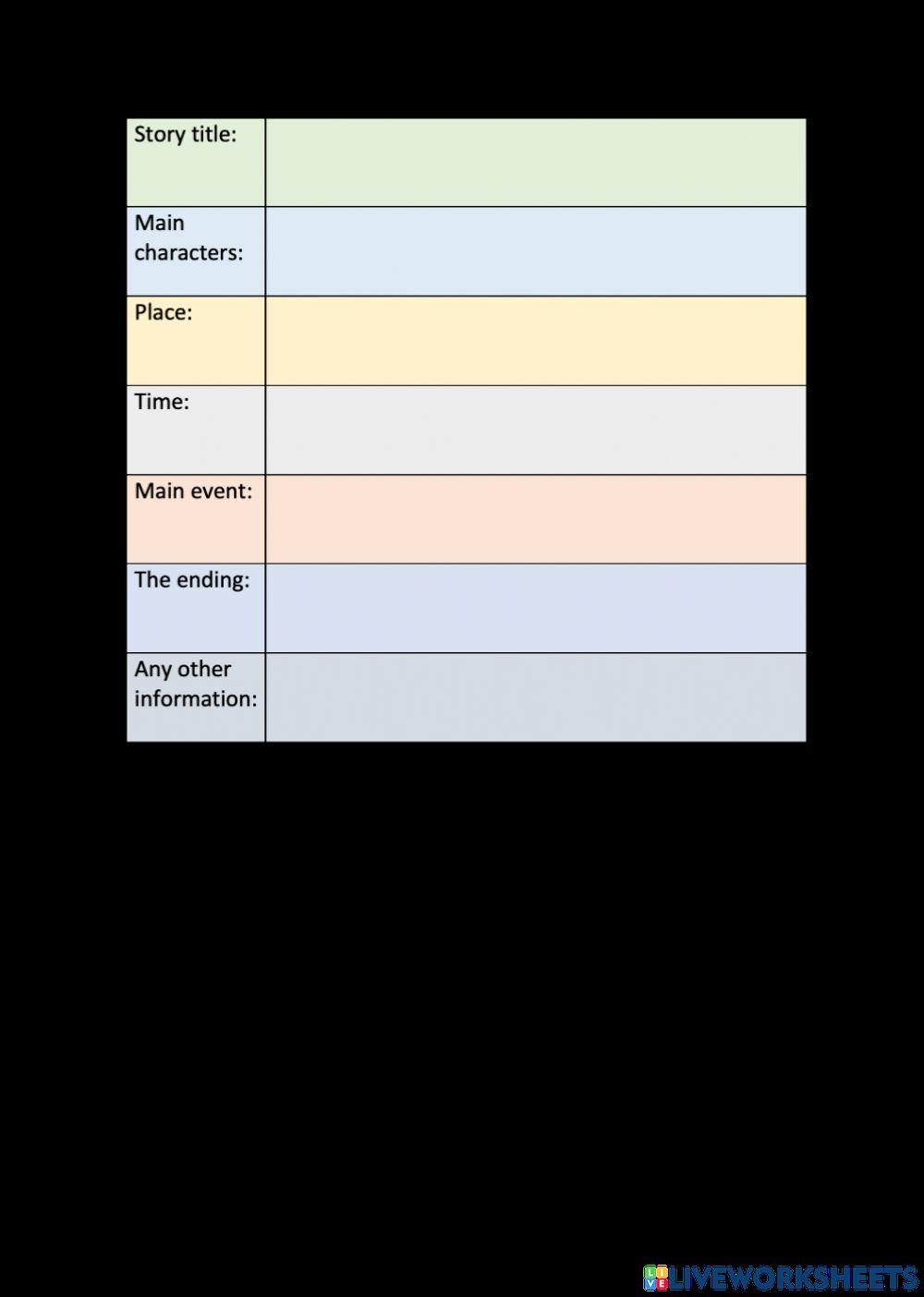 Fables online exercise for | Live Worksheets