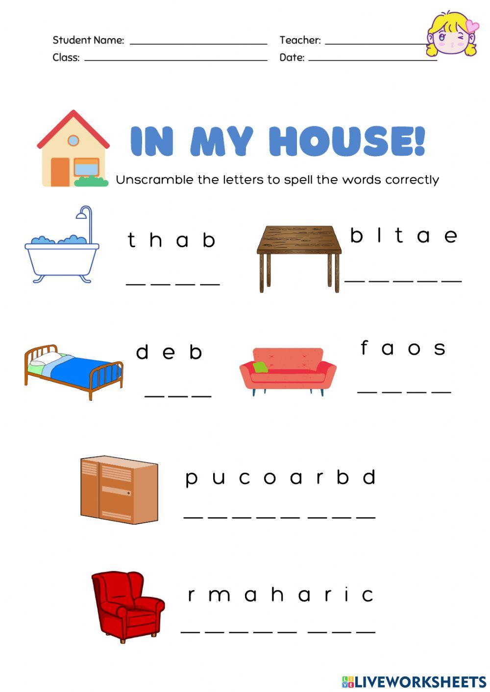 reorder words 6712975 | TamTinaTam | Live Worksheets