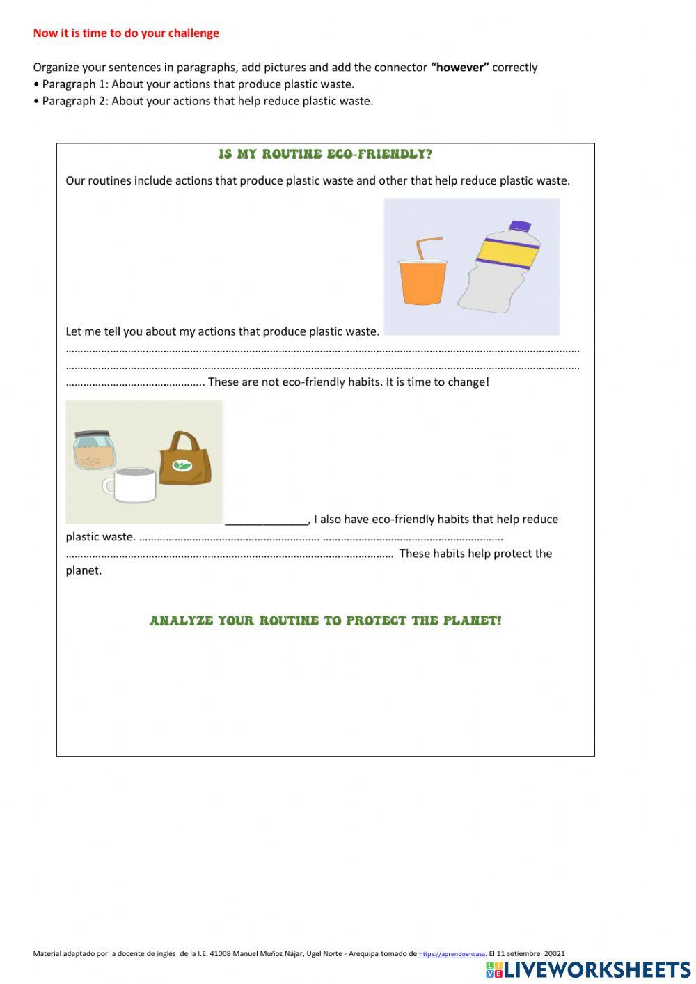 Let's go green online worksheet for Pre-intermediate | Live Worksheets