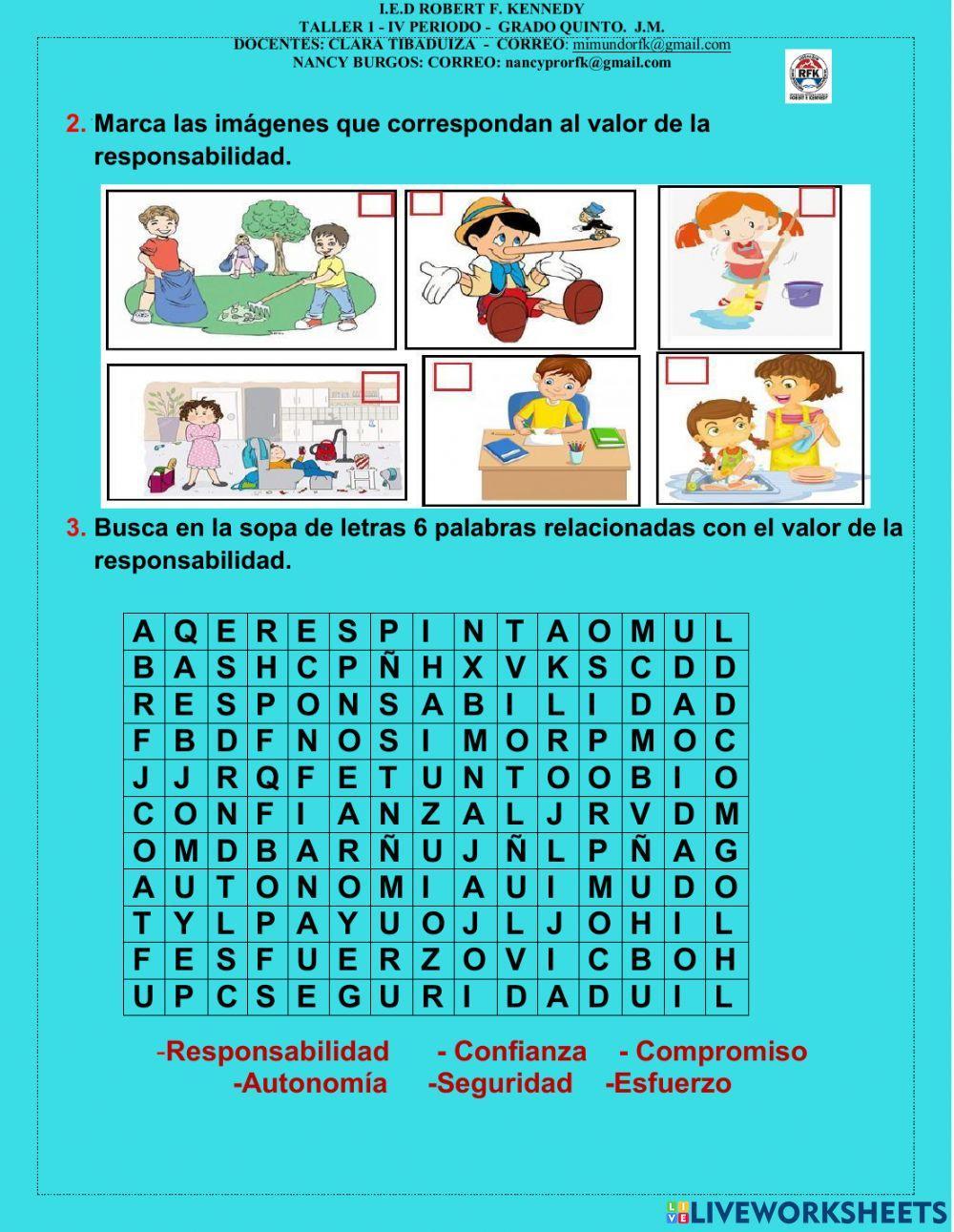 Valores Responsabilidad